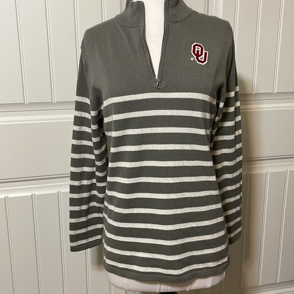 Gameday | Sweaters | Ou Striped Sweater Oklahoma Sooners P59 | Poshmark